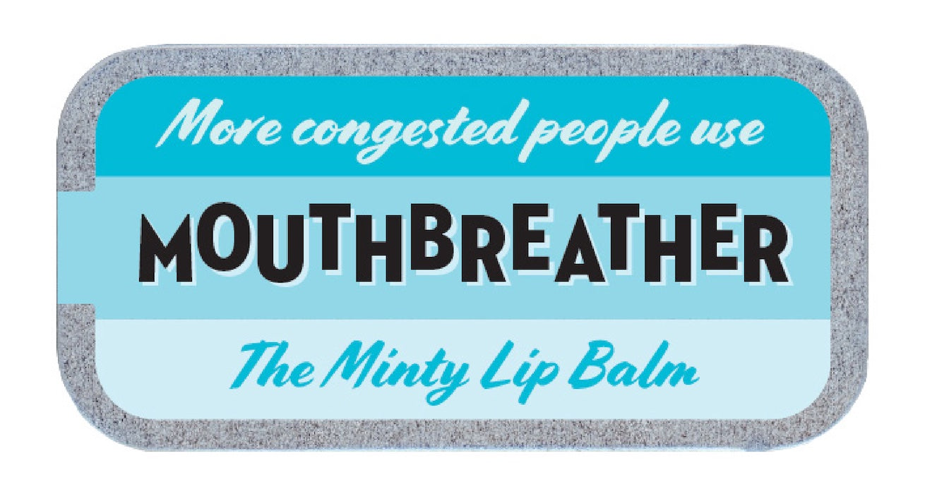 "Mouthbreather" Old School Lip Balm Tin – Whiskey River Soap Co.