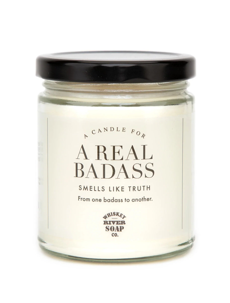 A Real Badass Candle – Whiskey River Soap Co.
